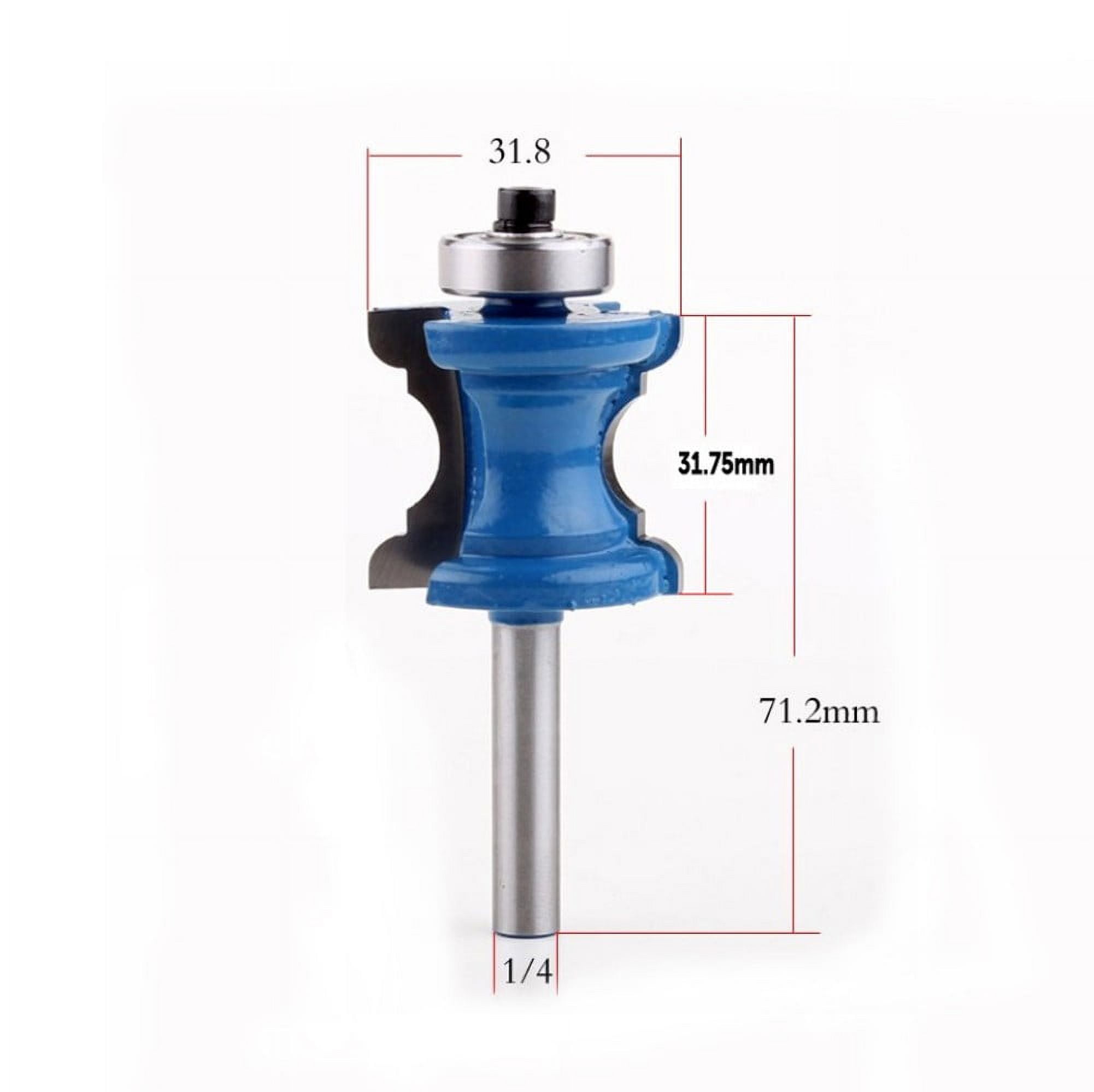 KDJ Blue Router Bit No Edges Shank Blade Smooth Cutting Woodworking ...