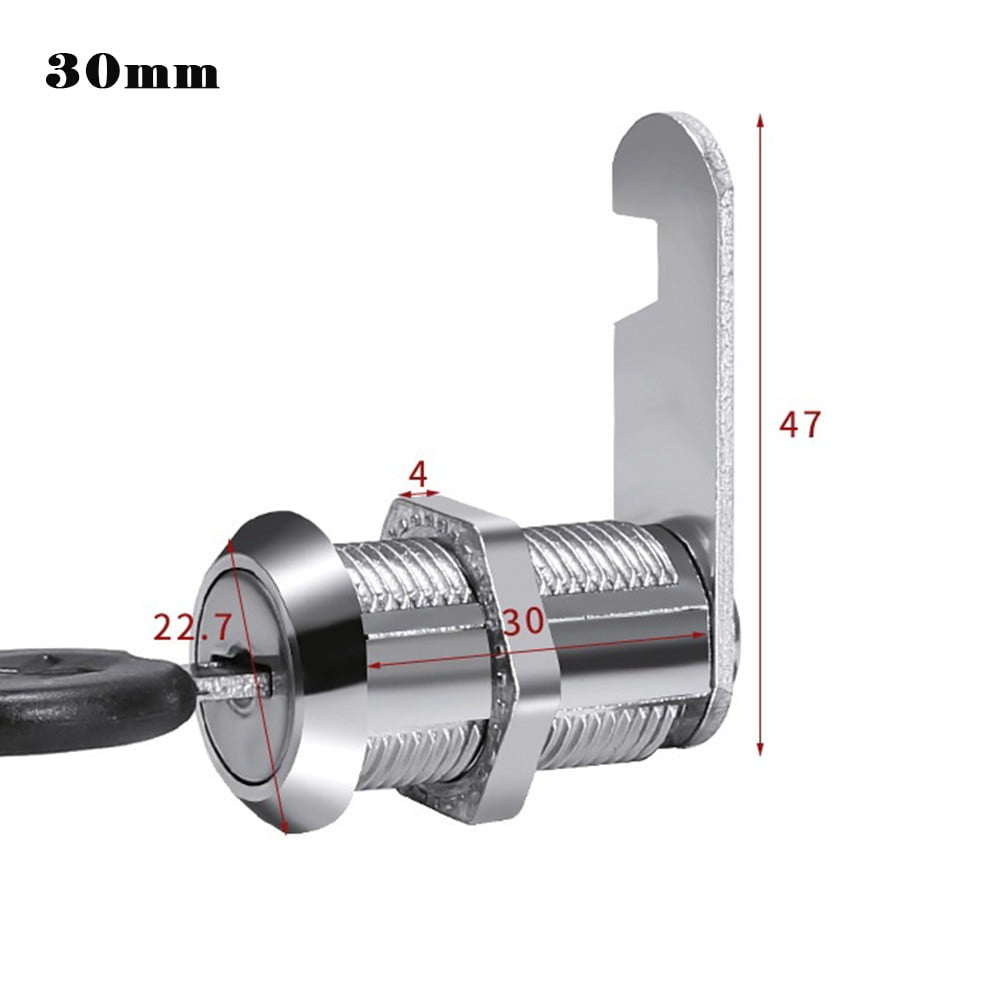KDJ Cam Lock 2 Keys Cabinet Lock Cold Rolled Steel For Door Barrel ...
