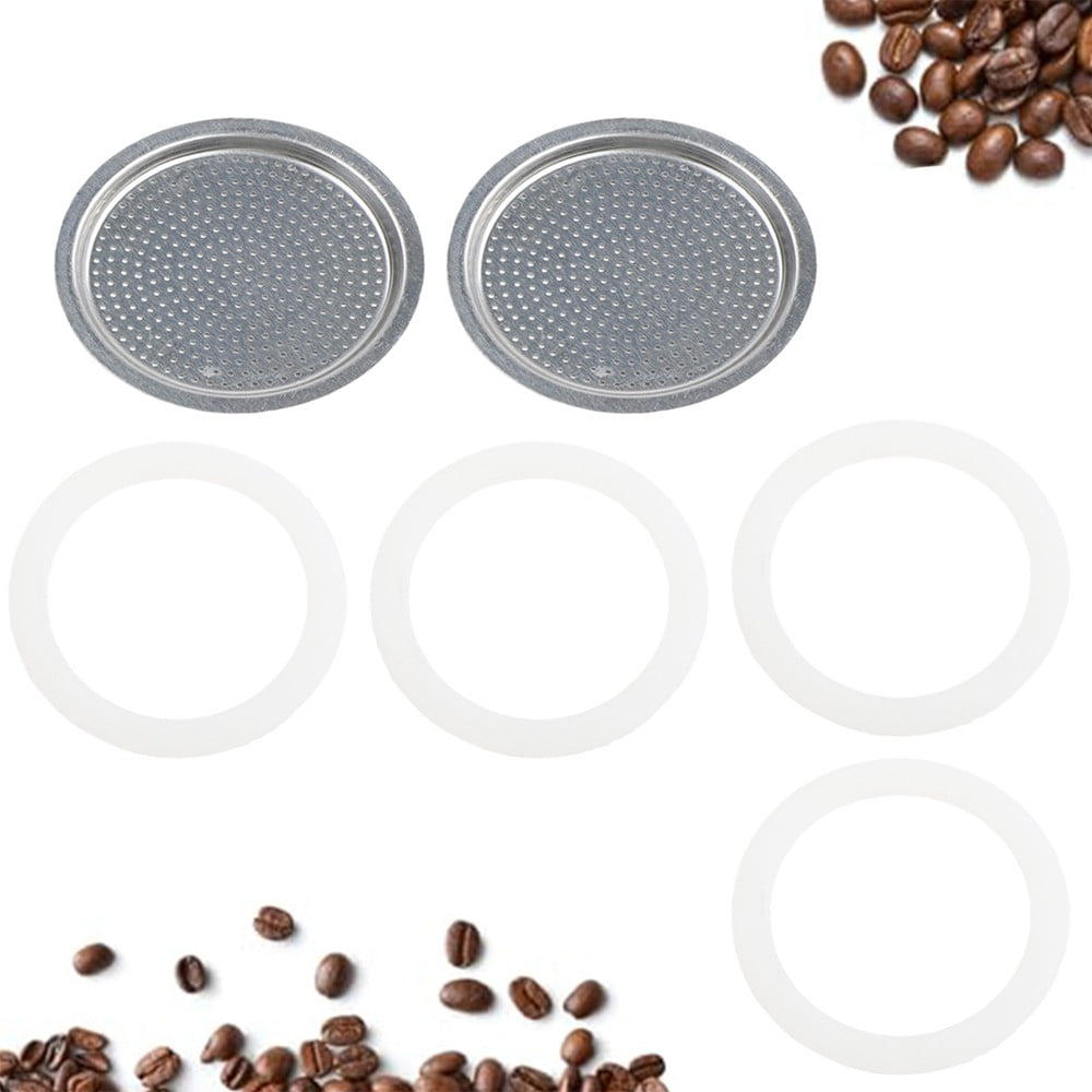 KDJ Espresso Maker Moka Pot Replacement Includes 2 Filter and 4 ...