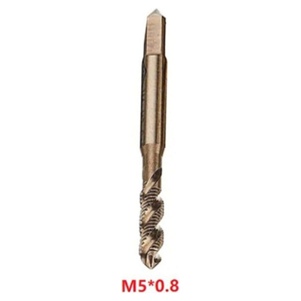 KDJ HSS- Co Coated Thread Tap Drill Metric Hss Spiral Fluted Machine ...