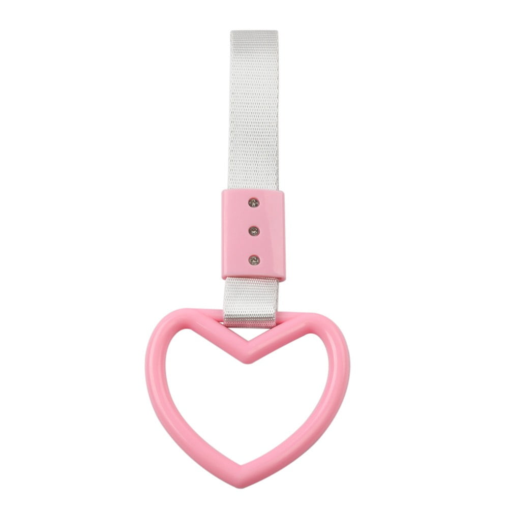 KDJ Heart shaped Car Electrostatic Strap Decorative Hanging Ring Rear ...