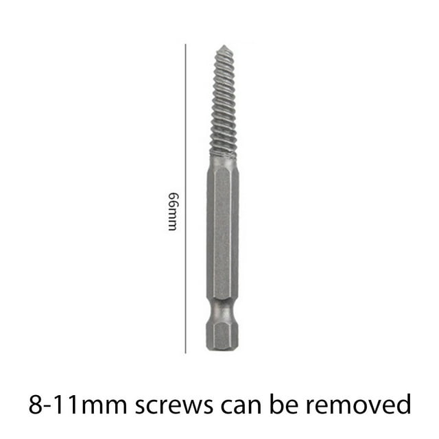KDJ Hex Screw Extractors Tool Center Drill Bits Guide Set Damaged Bolt ...