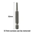 KDJ Hex Screw Extractors Tool Center Drill Bits Guide Set Damaged Bolt ...