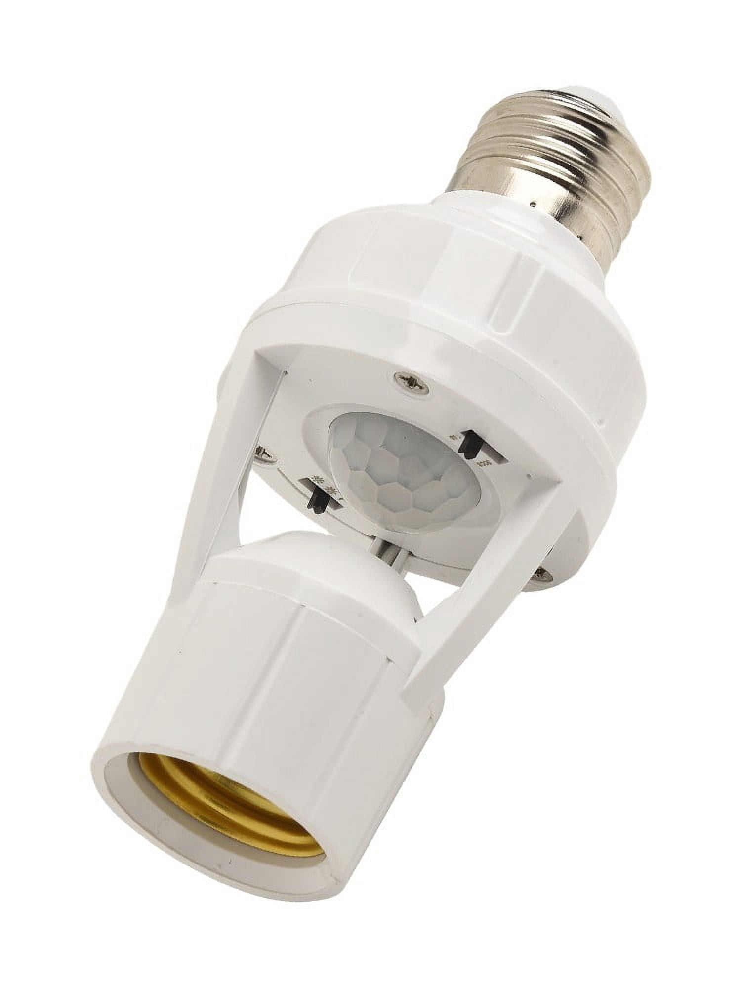KDJ Intelligent E27 PIR Sensor Lamp Holder& Adapter for Auto LED Switch ...