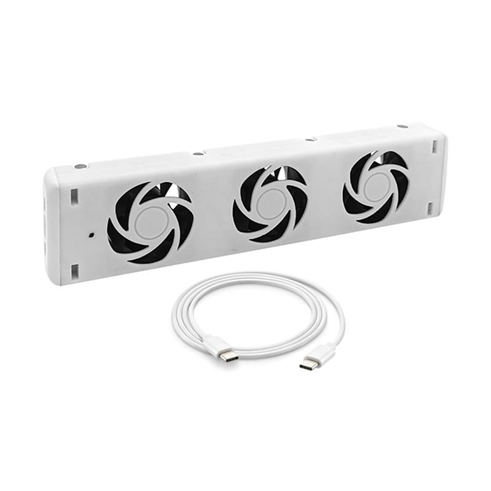 KDJ Magnetic 3-Fan Fireplace Radiator Smart Cooling System for ...