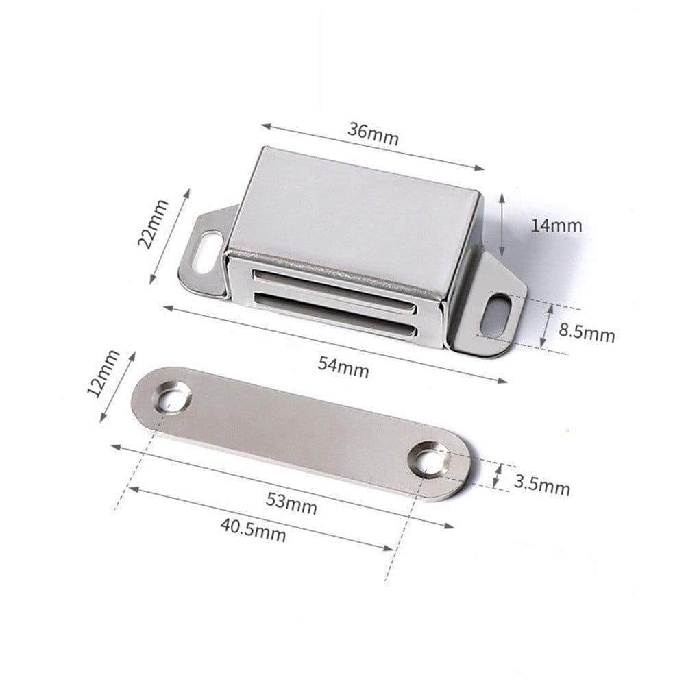 KDJ Magnetic Latch Heavy Duty Magnet 304 Stainless Steel Polish Chrome ...