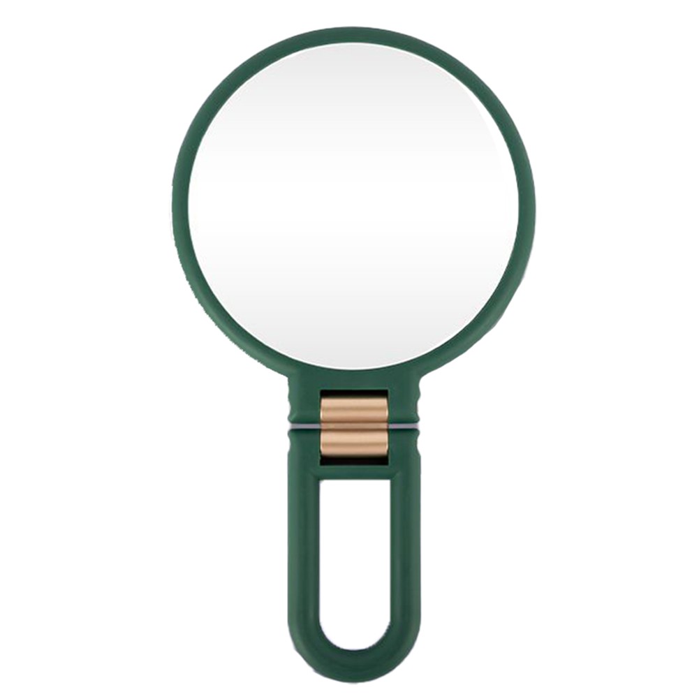 KDJ Magnification Handheld Foldable Double Sided Mirror 360°Adjustable Handle - for Home Decor ...