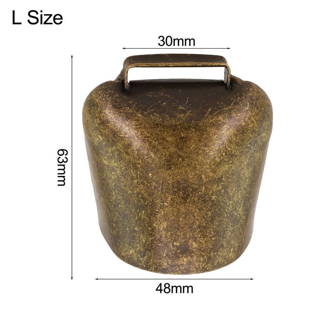 KDJ Metal Cow Sheep Bell Copper Bells Cattle Sheep Copper Bells Loud Animal Bell - Walmart.com
