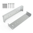 KDJ Metal Mailbox Mounting Bracket Large for mailboxes with 8” Wide ...