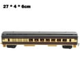 KDJ Model Railroads Simulation Rail Track Carriages Classic Train Set ...