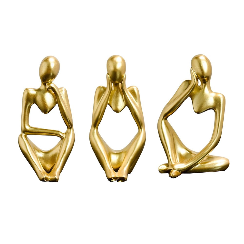 KDJ Modern Home Decoration Sculptures & Figurines for Abstract Figure ...