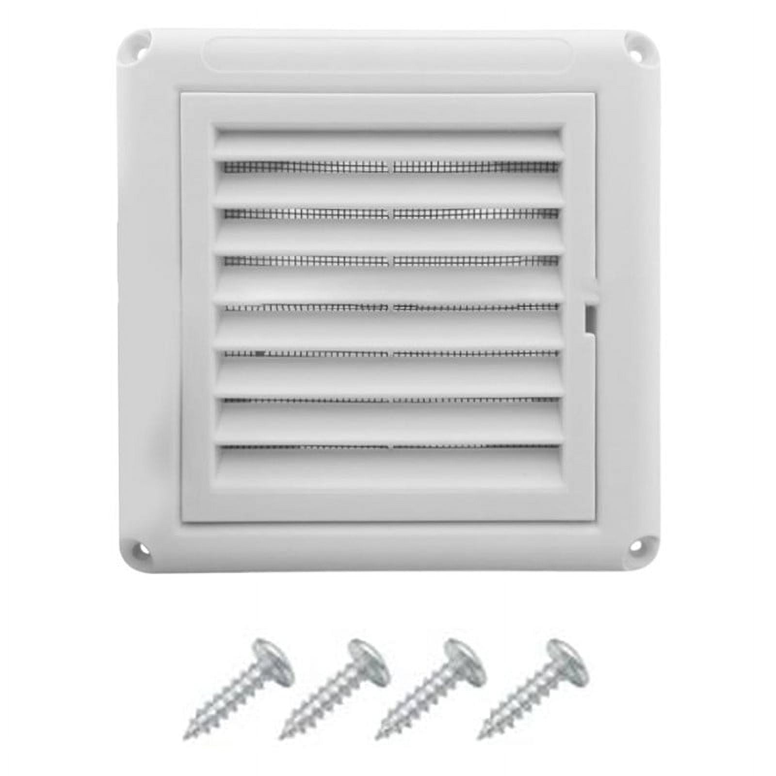 KDJ Plastic Outdoor Vent Shutter Waterproof 100mm 125mm Square Vent ...