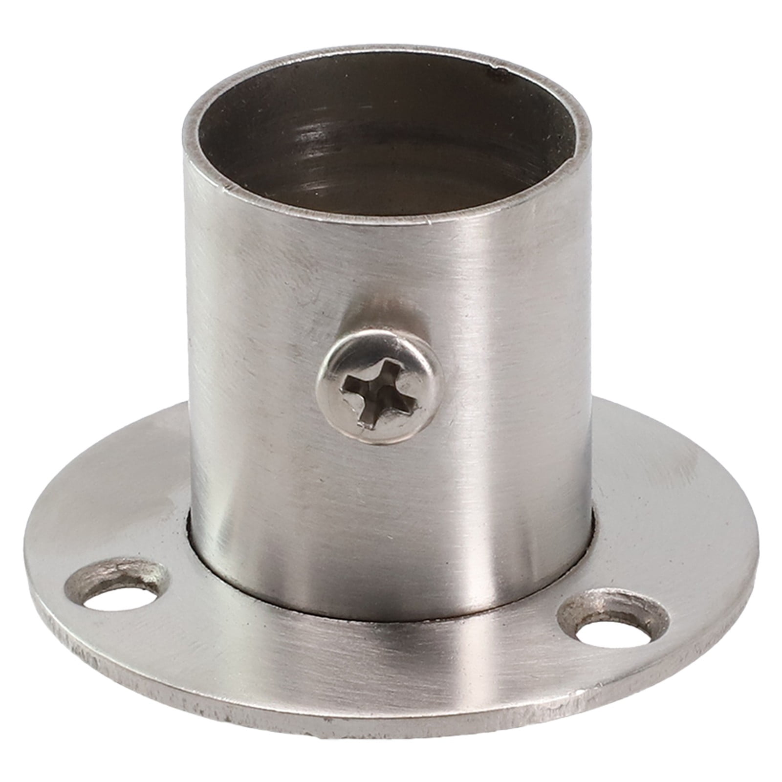 KDJ Rail Rod Pole Socket End Stainless Steel Tube Support Closet Bar ...