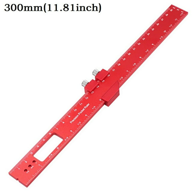 KDJ Woodworking Tools Ruler Scriber Scribing Gauge Measuring Metric Imperial Scales - Walmart.com