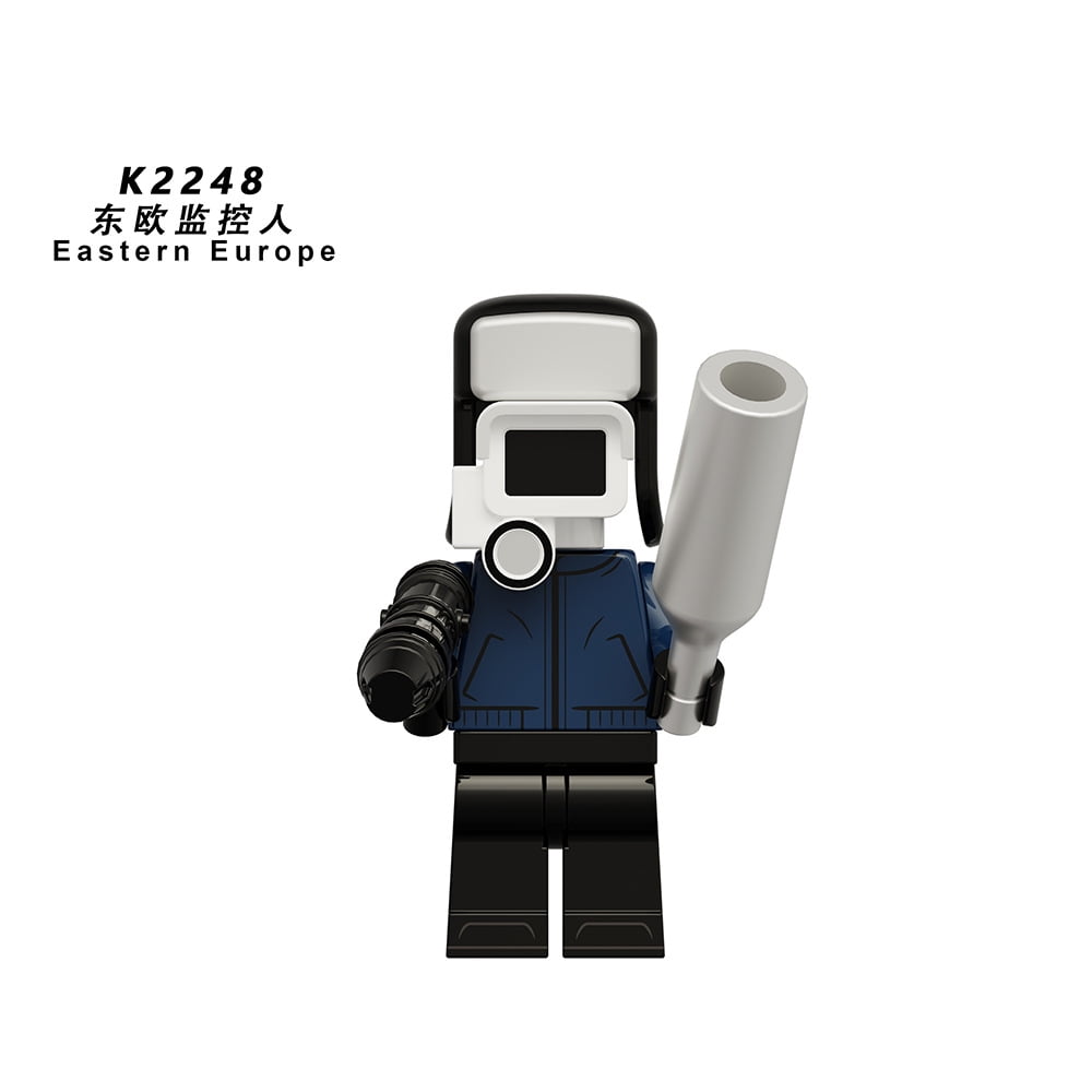 KDL838 New Skibidi Toilet Building Blocks Cameraman Mini Action Figure ...