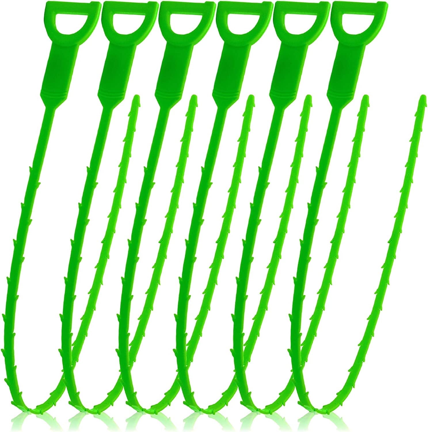 KDR-25, 25 in, Green, Manual Drain Snake, Multi-teeth, 6 Pack - Walmart.com