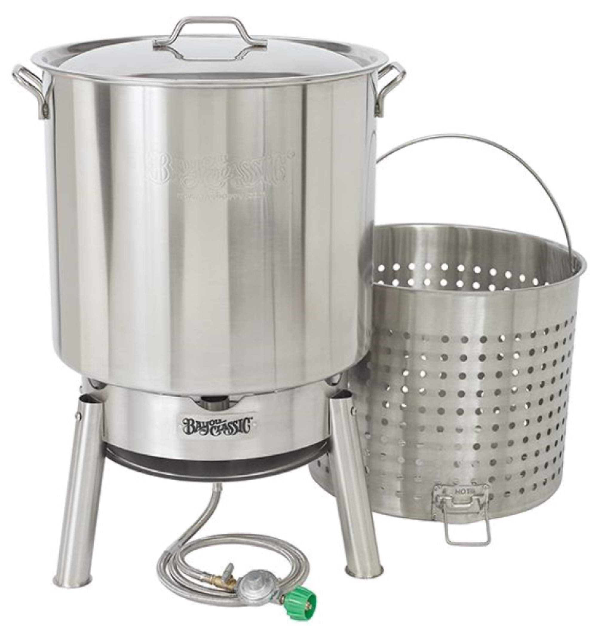 KDS-182 Stainless Steel Boiler Cooker Kit, 82 Quart Large Capacity Pot ...