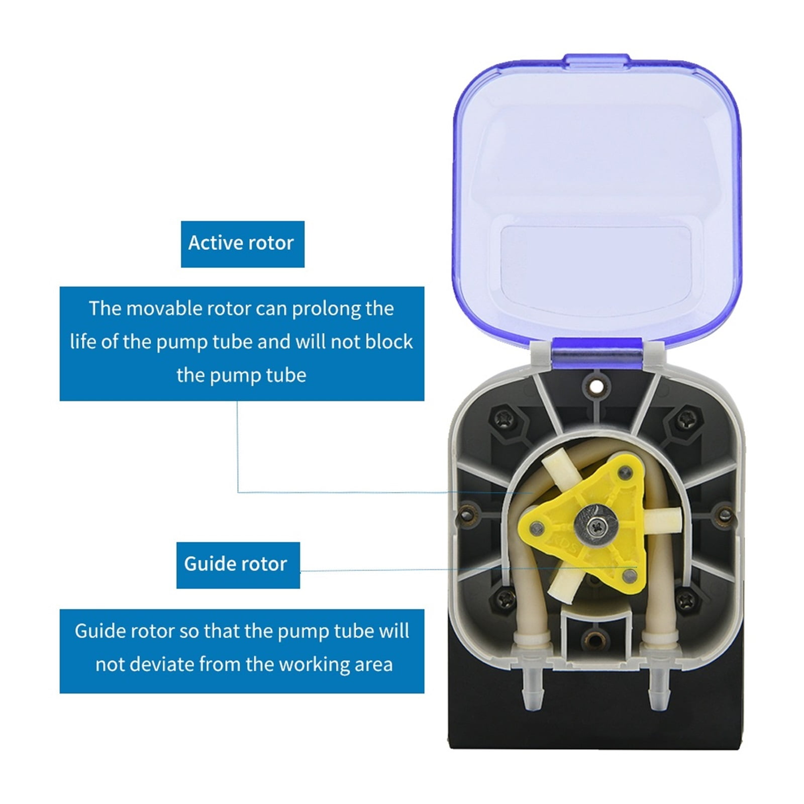 KDS DIY Peristaltic Pump 12V/24V DC Motor For Lab Analytical Dosing ...