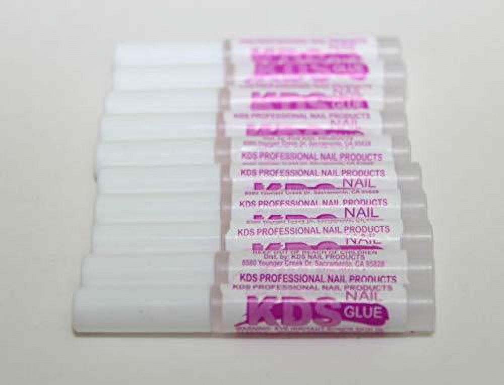 KDS Nail Glue for Professional Fake Nail Art & Design 10pcs Nail Tip ...