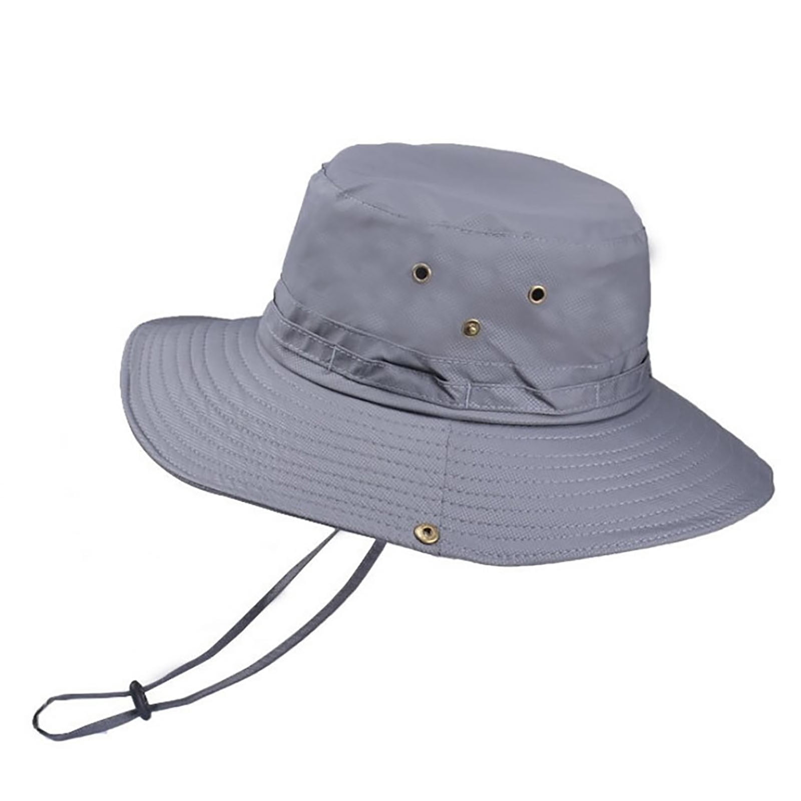 MANHUJI Brim Hats For Men Men'S Solid Shade Hat Foldable Fishing And ...