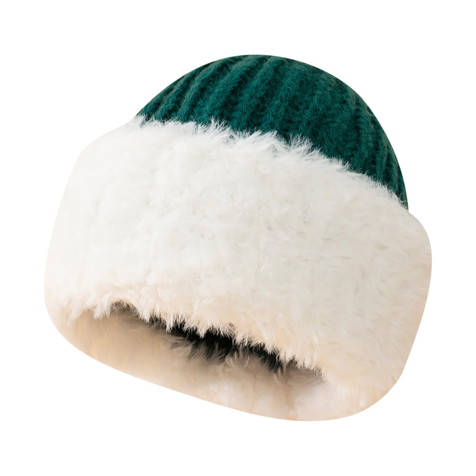 MANHUJI Dreadlock Cap Winter Furry And Thickened Woolen Hat For Women ...