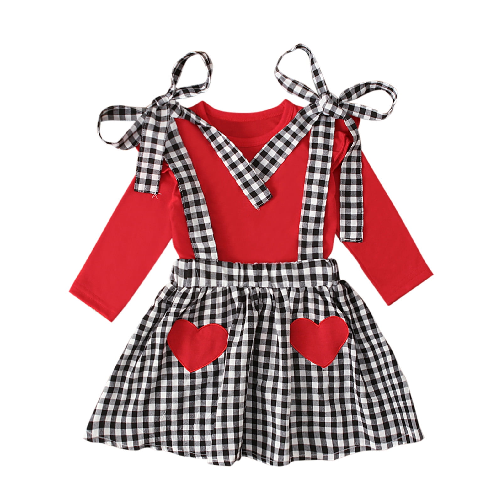 KDSJSXW Size 6 Girls Clothes Toddler Kids Baby Girls Skirt Suit ...