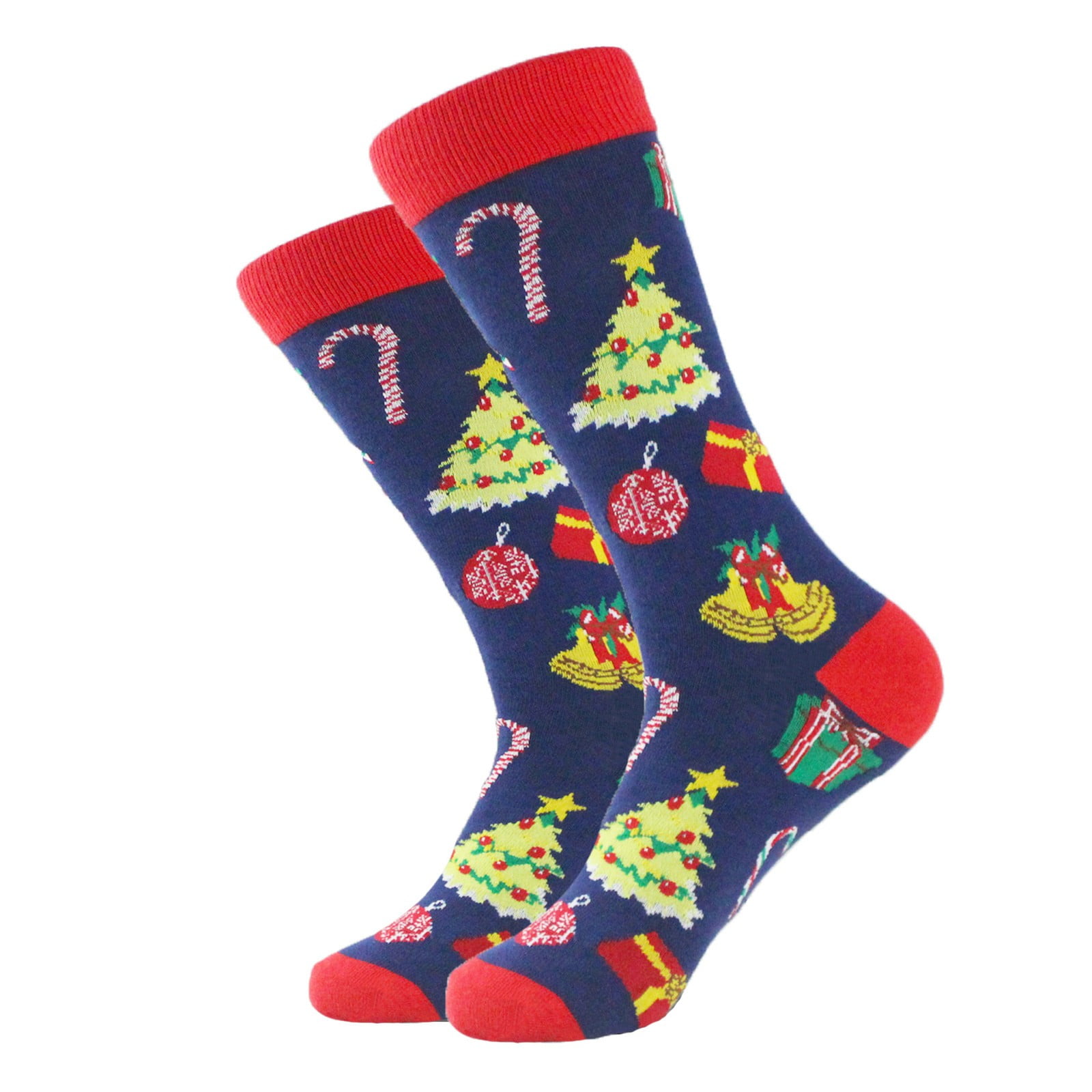 Kdsjsxw Socks For Women Crew Christmas Print Socks For Men Or Women