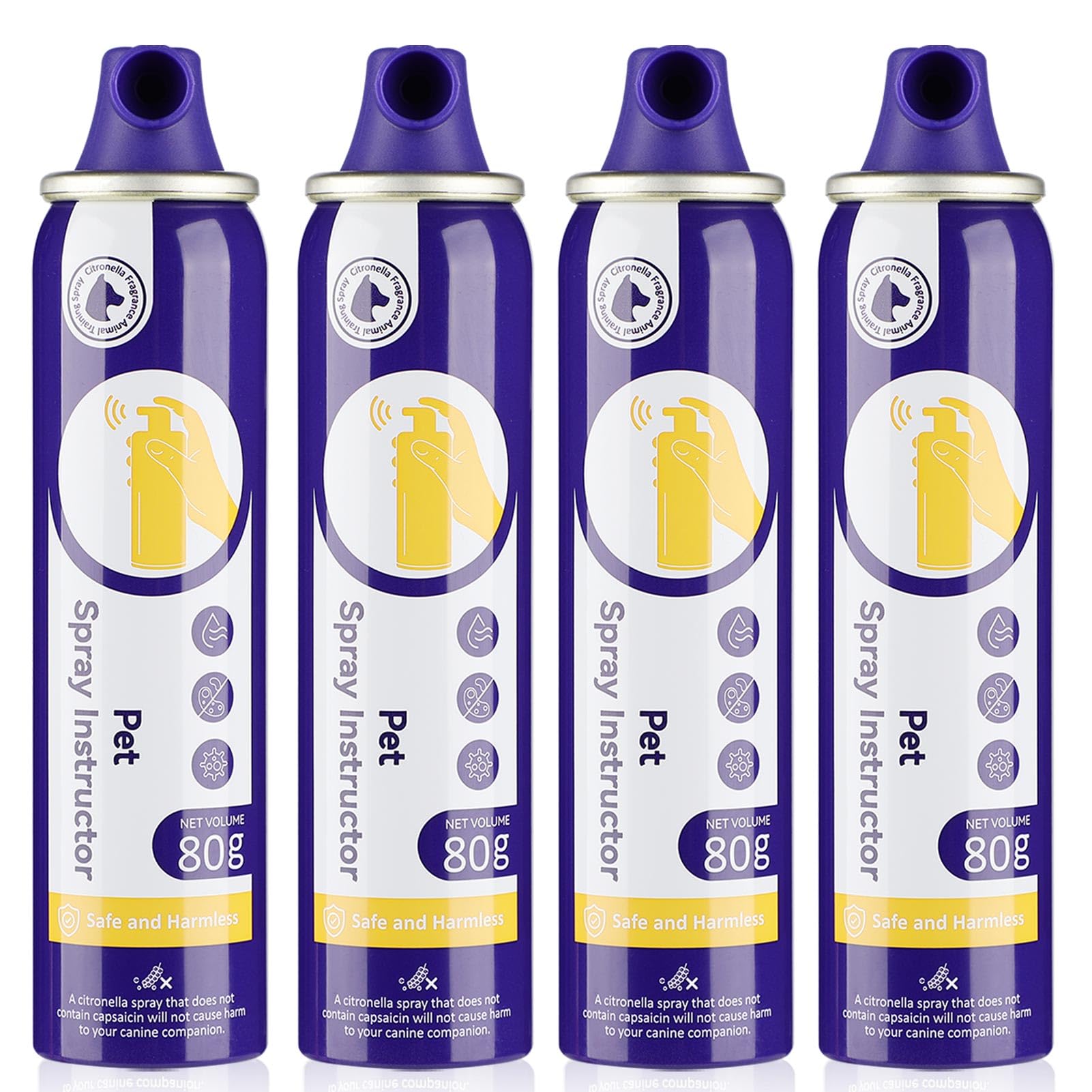 KDSZJDV Corrector Spray Dog CCF19 Trainer 4 Pack 80ml Dog Corrector ...
