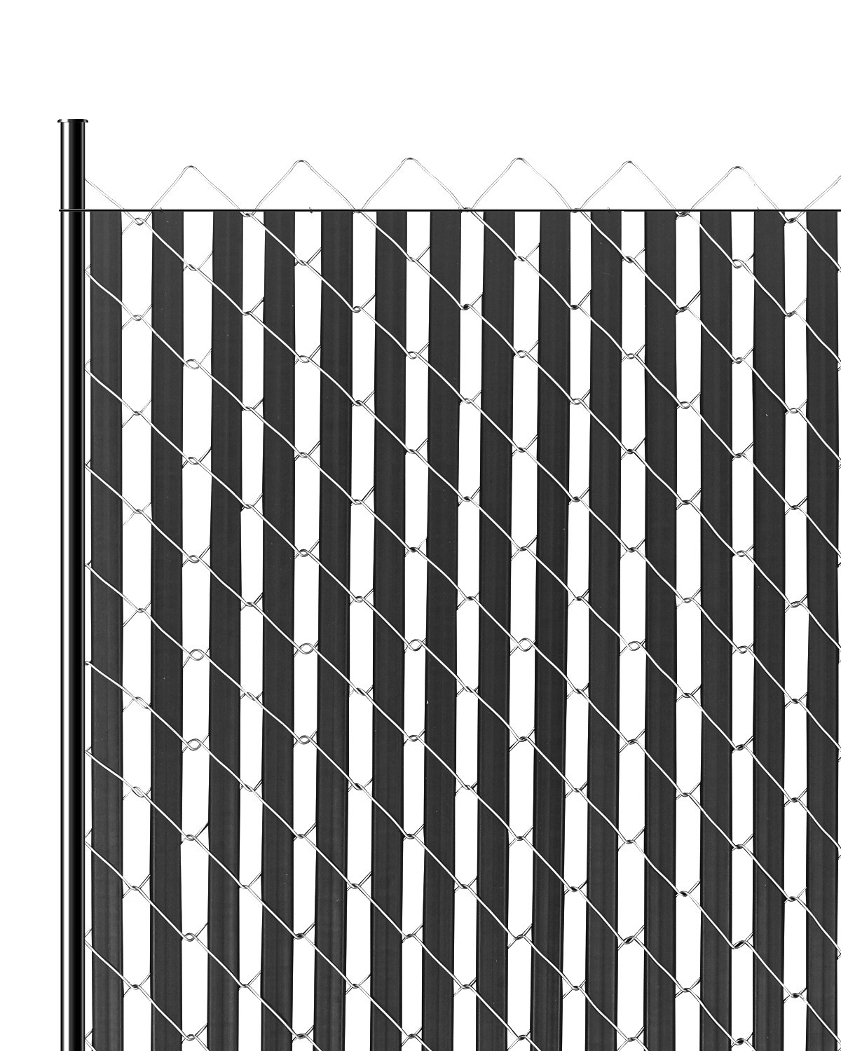 KDTHTF Privacy Slats for 6' Chain Link Fence, 82-Pack Double-Wall ...