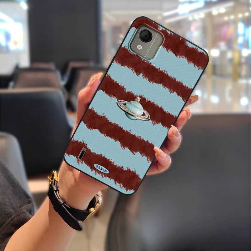 KDY-Phone Case For Nokia C110 4G, Soft case oil painting Phone Pouch ...