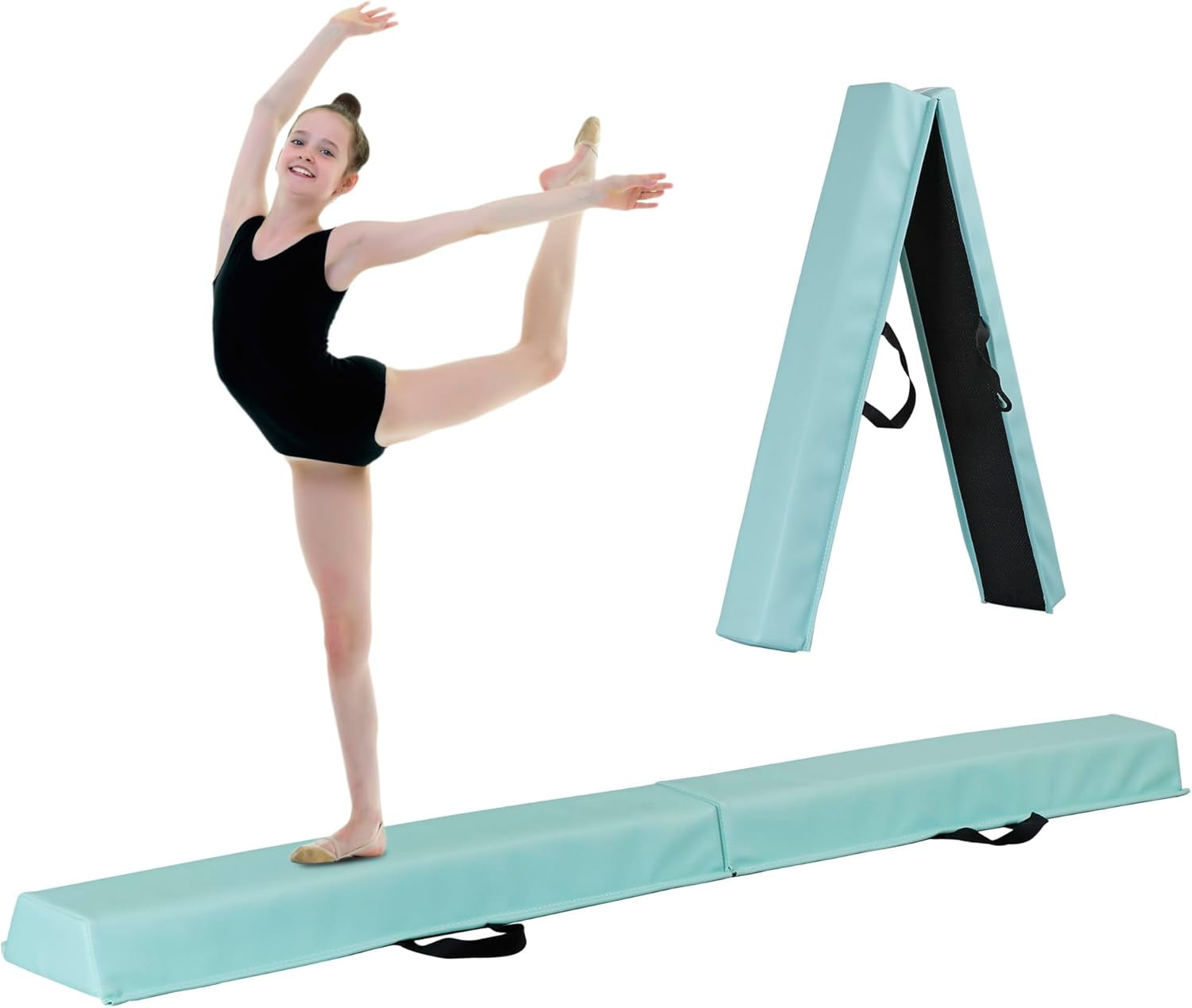 KDYK 6FT Folding Balance Beam, Anti-Slip Foam Walking Beams Extra Firm ...