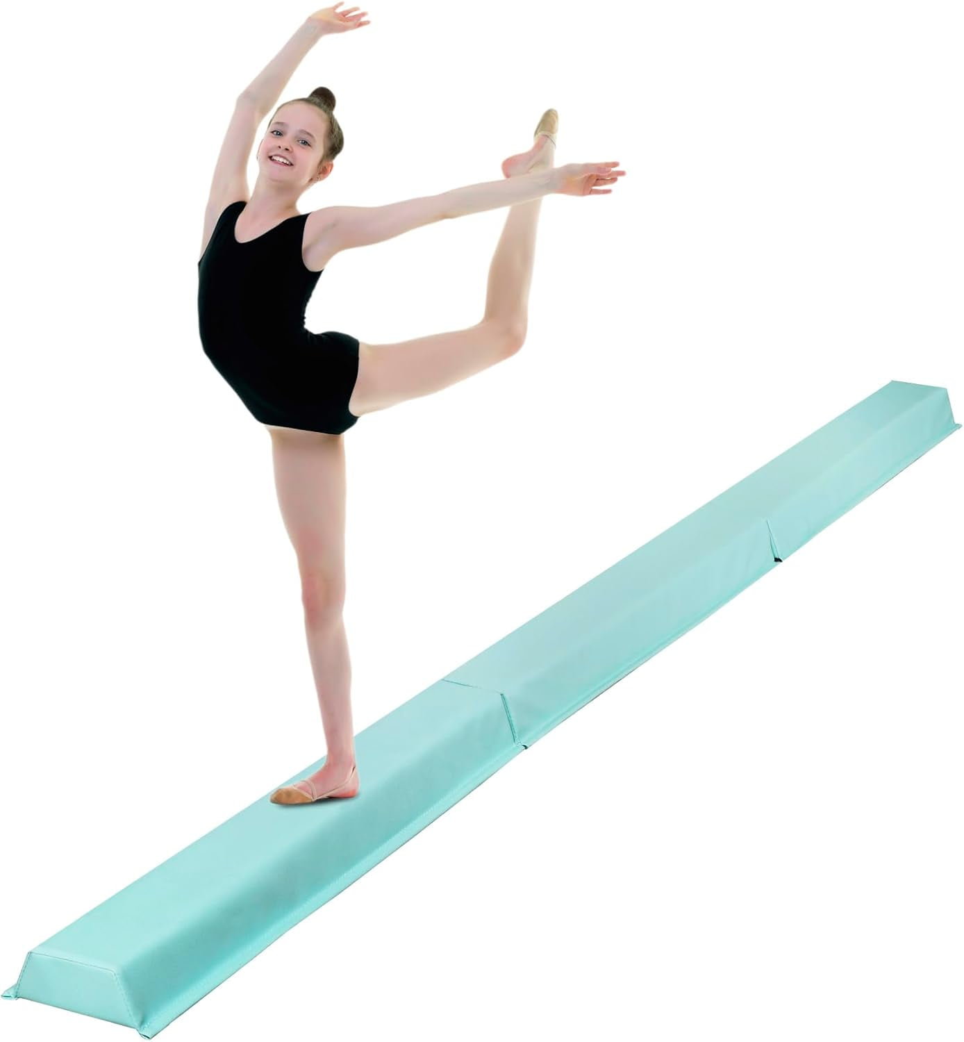 KDYK 9FT Folding Balance Beam, Anti-Slip Foam Walking Beams Extra Firm ...