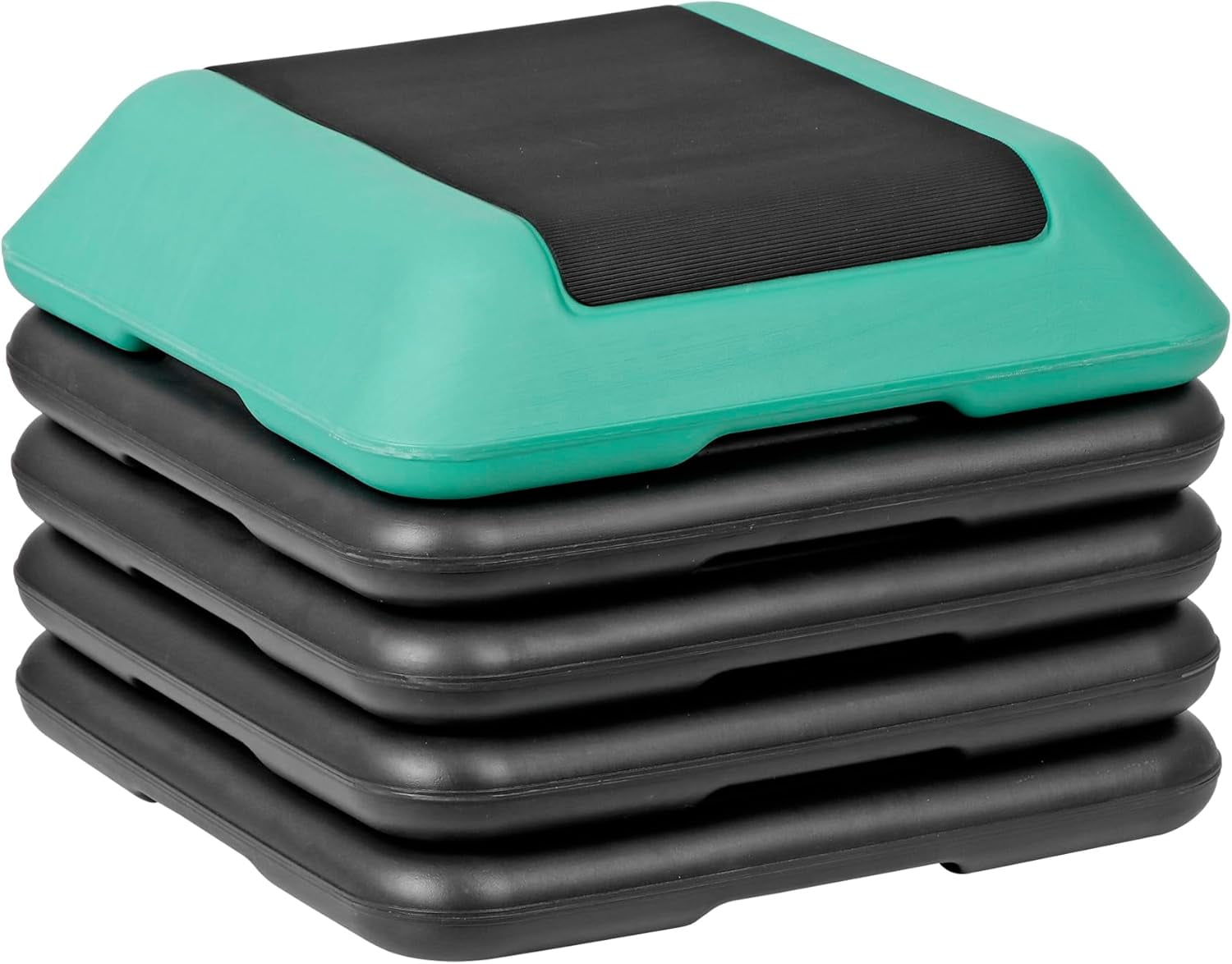 KDYK Aerobic Step Exercise Platform Stepper with 4 Risers 16" x 16 ...