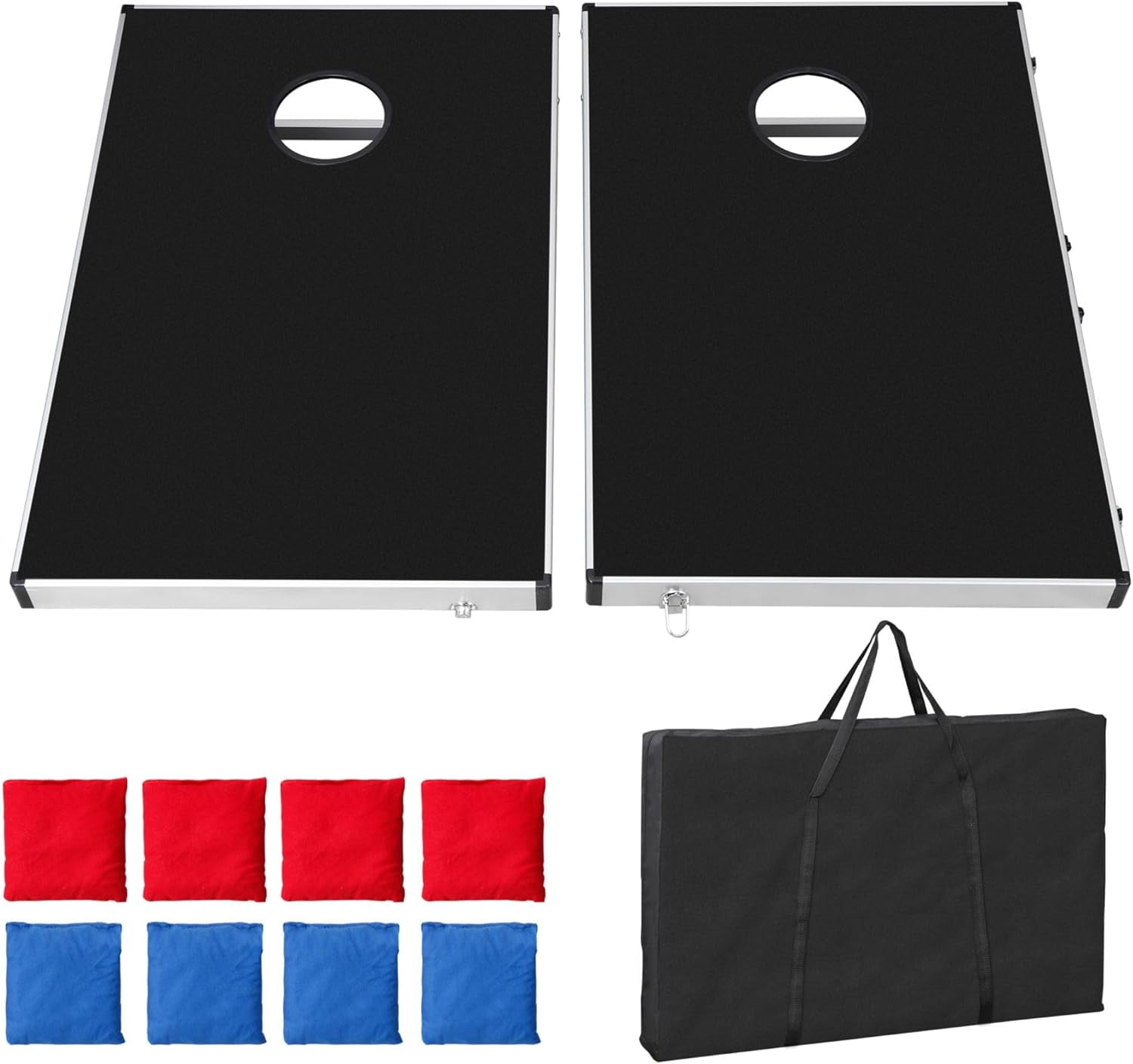 KDYK Premium Cornhole Outdoor Game Set, Aluminum Waterproof Cornhole ...