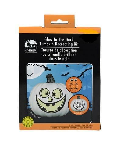 KDZO DIY Glow-in-the-Dark Pumpkin Decorating Kit No-Carve Halloween ...