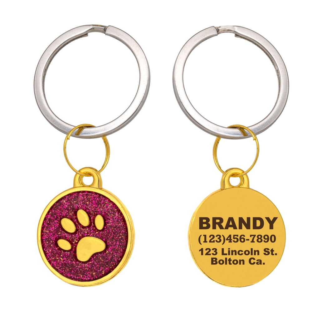 KE WOOW Pet ID Tag for dos, cats, ferrets, rabbits, Customized engraved ...