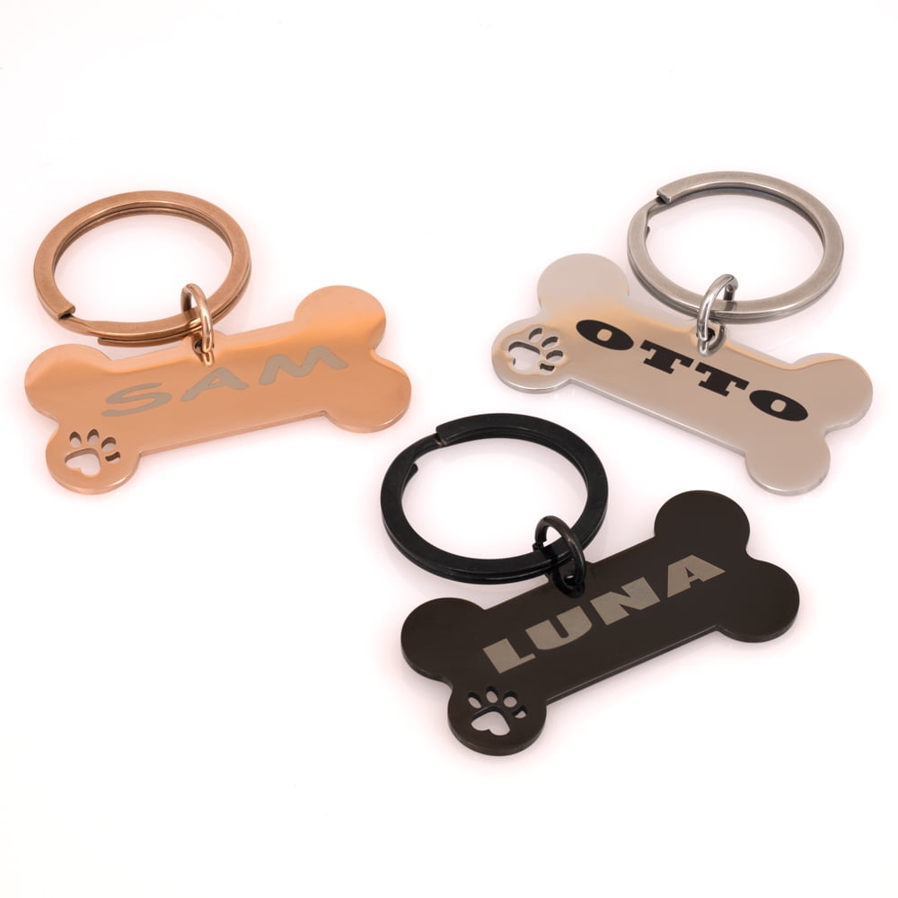 KE WOOW Pet ID Tag for dos, cats, ferrets, rabbits, Customized engraved ...