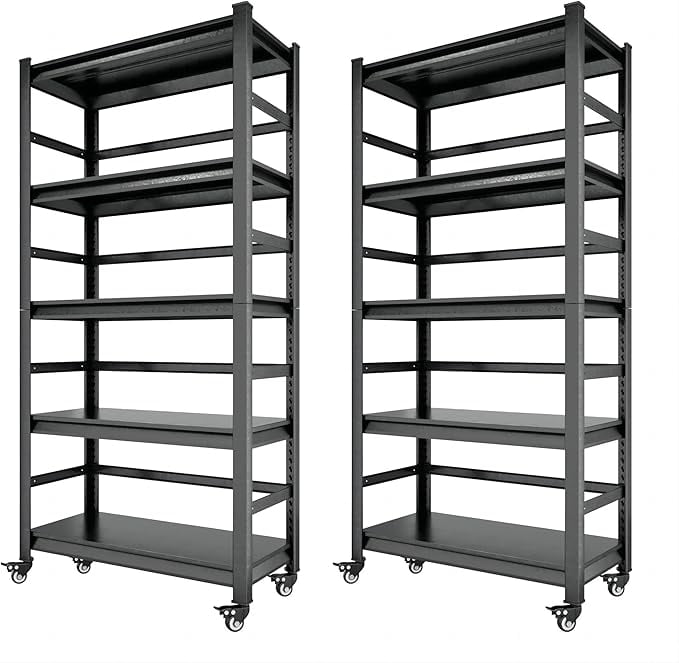 KEAIDO Heavy Duty Storage Shelves, Heavy Duty Metal Shelving With ...
