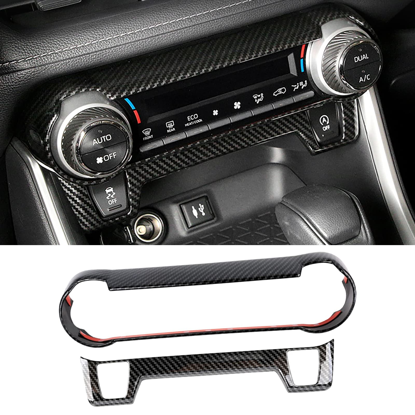 KEAIMEI Car Accessories Fit YPF5 for Toyota RAV4 XA50 2019-2022 2023 ...