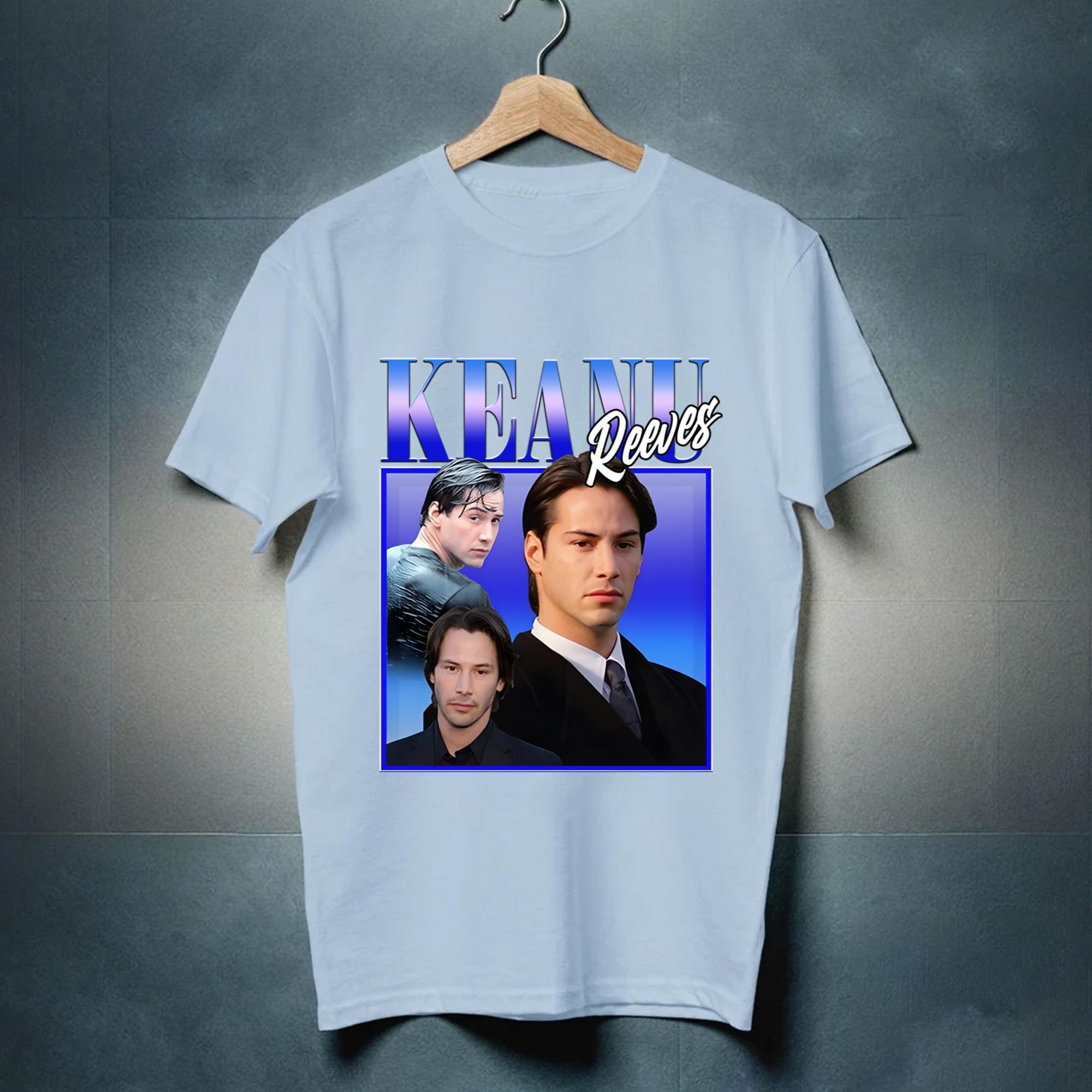 KEANU REEVES Homage T-shirt, Vintage 90s Unisex Tshirt, Baggy Boyfriend ...