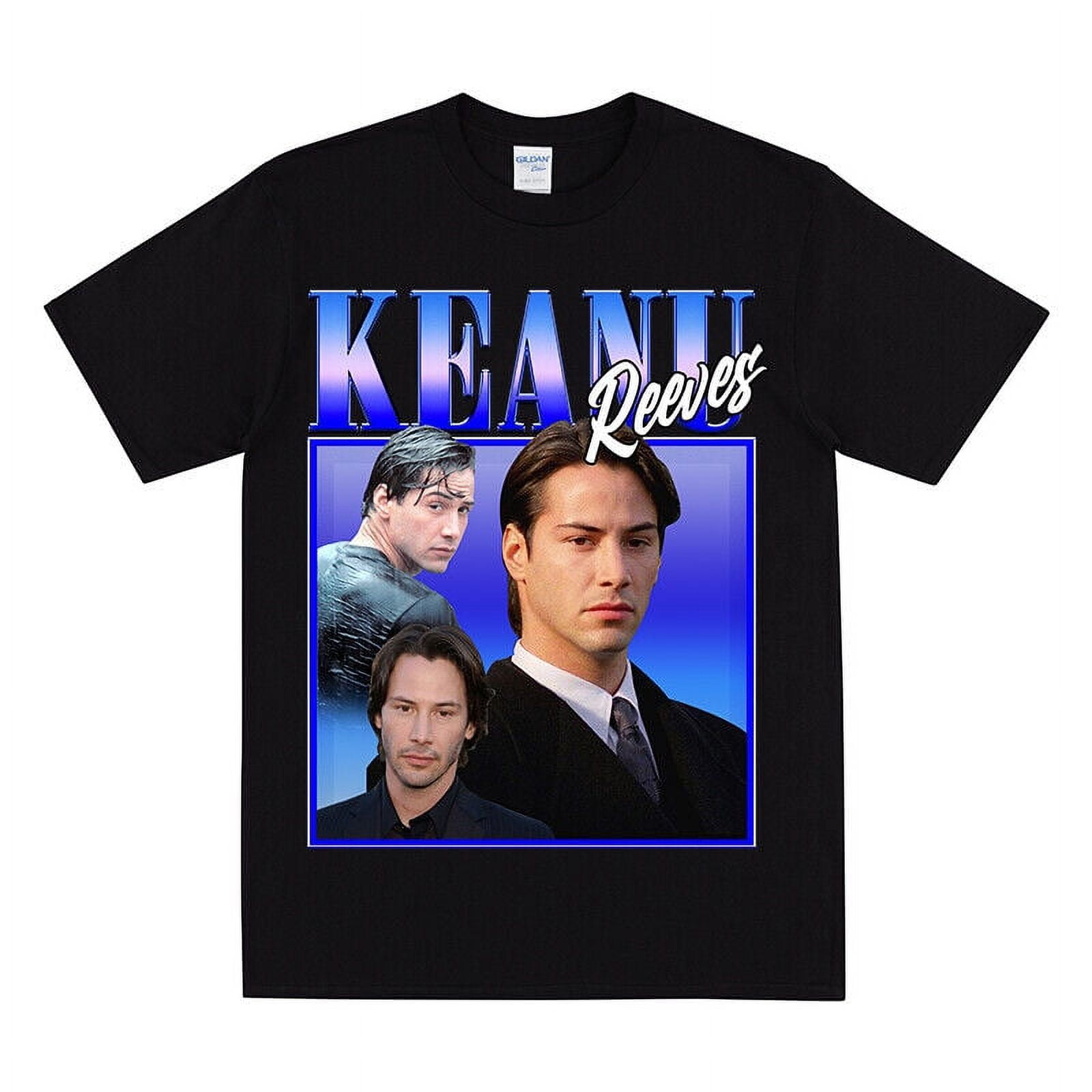 KEANU REEVES Tribute Tshirt, Baggy Boyfriend Tee, Birthday Gift For Her ...
