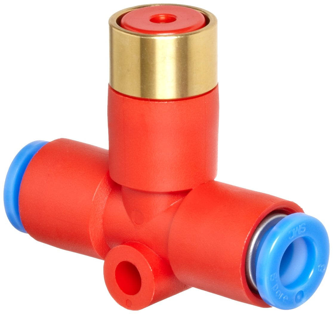 KEB06 Residual Pressure Relief Valve with Push Button Guard and Push-to ...