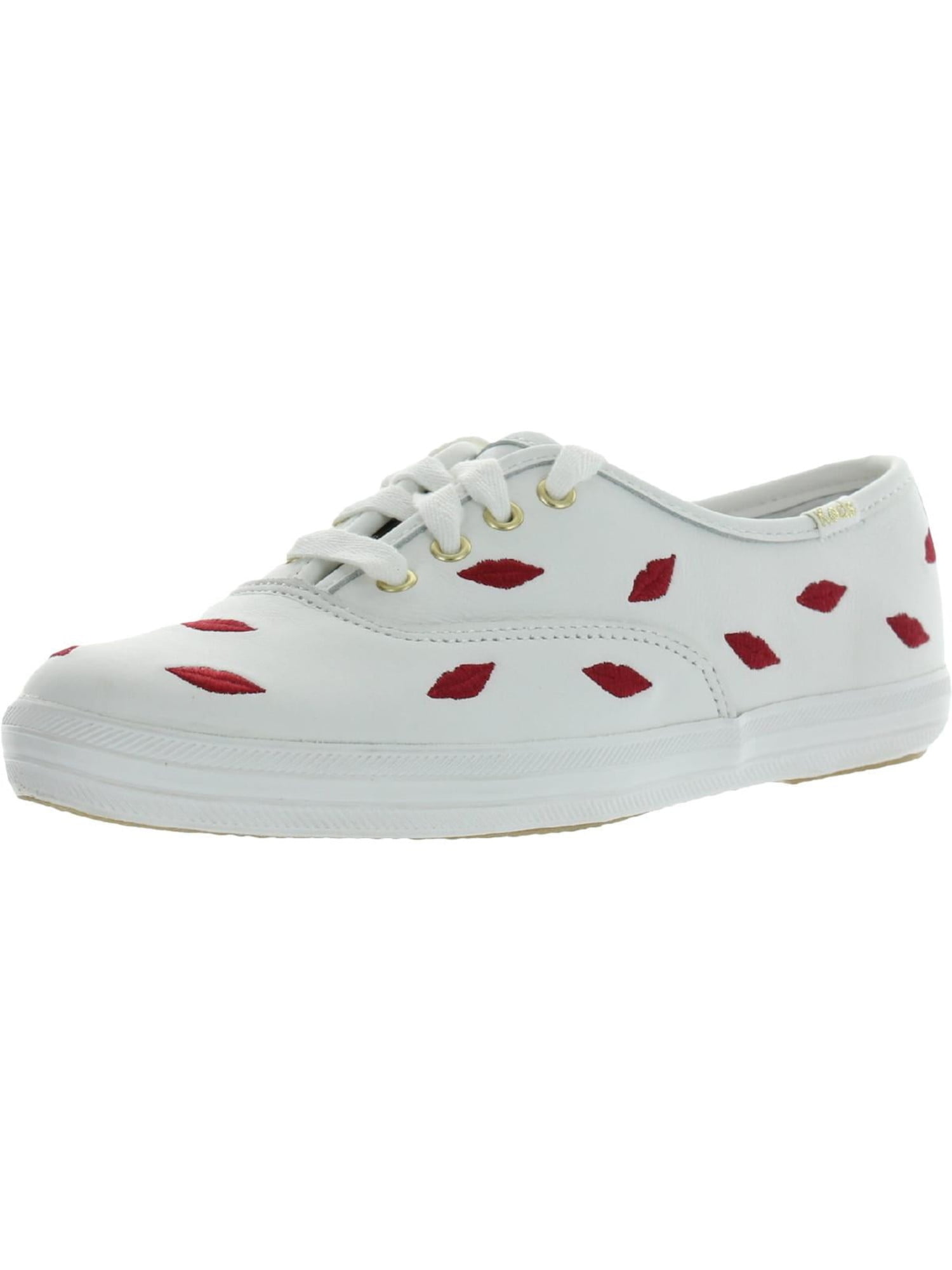 KEDS FOR KATE SPADE NEW YORK Womens White Printed Hardware At Heel ...