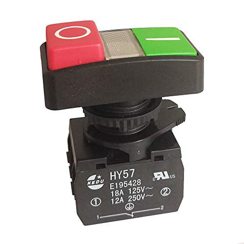KEDU HY57 Mechanical Self-Locking Push Button Switches for Magnetic ...