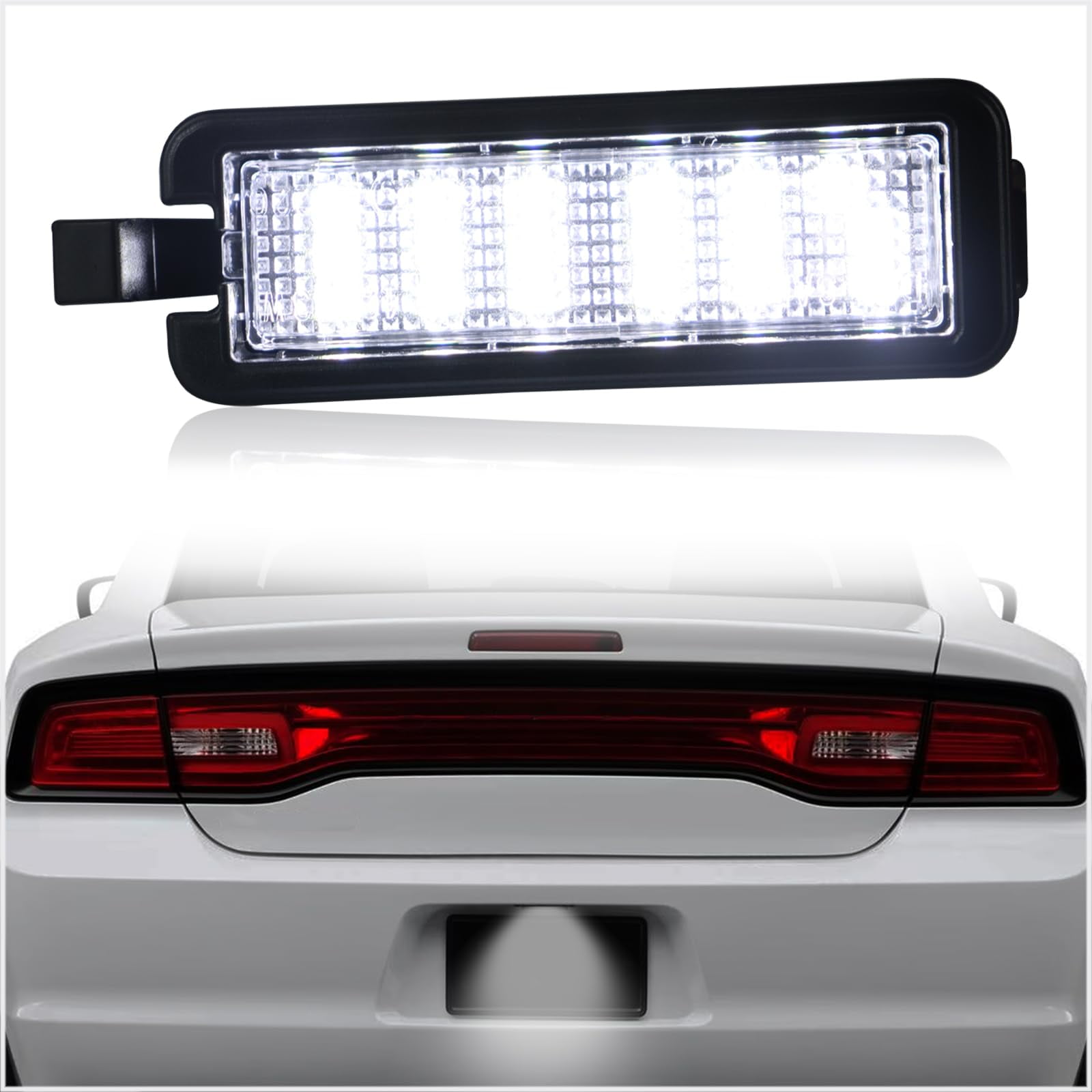 KEEGTBOX Full LED License KEF16 Plate Light Tag Lamp Assembly For 2015 ...