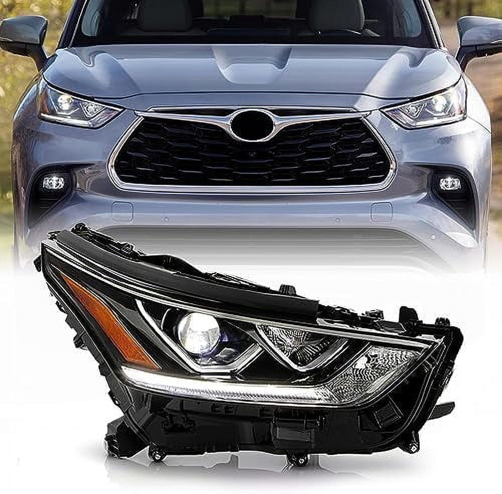 KEEKPO - For 2020 2021 2022 2023 Toyota Highlander w/LED DRL Projector ...
