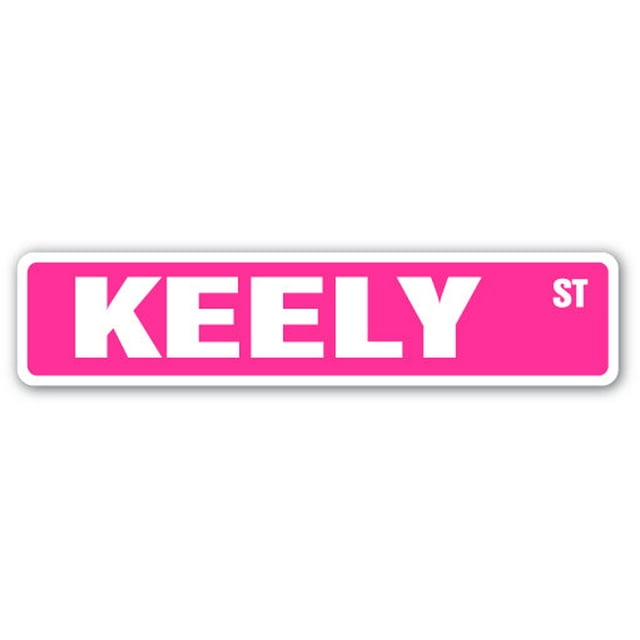 KEELY Street Sign Childrens Name Room Sign | Indoor/Outdoor | 30" Wide ...