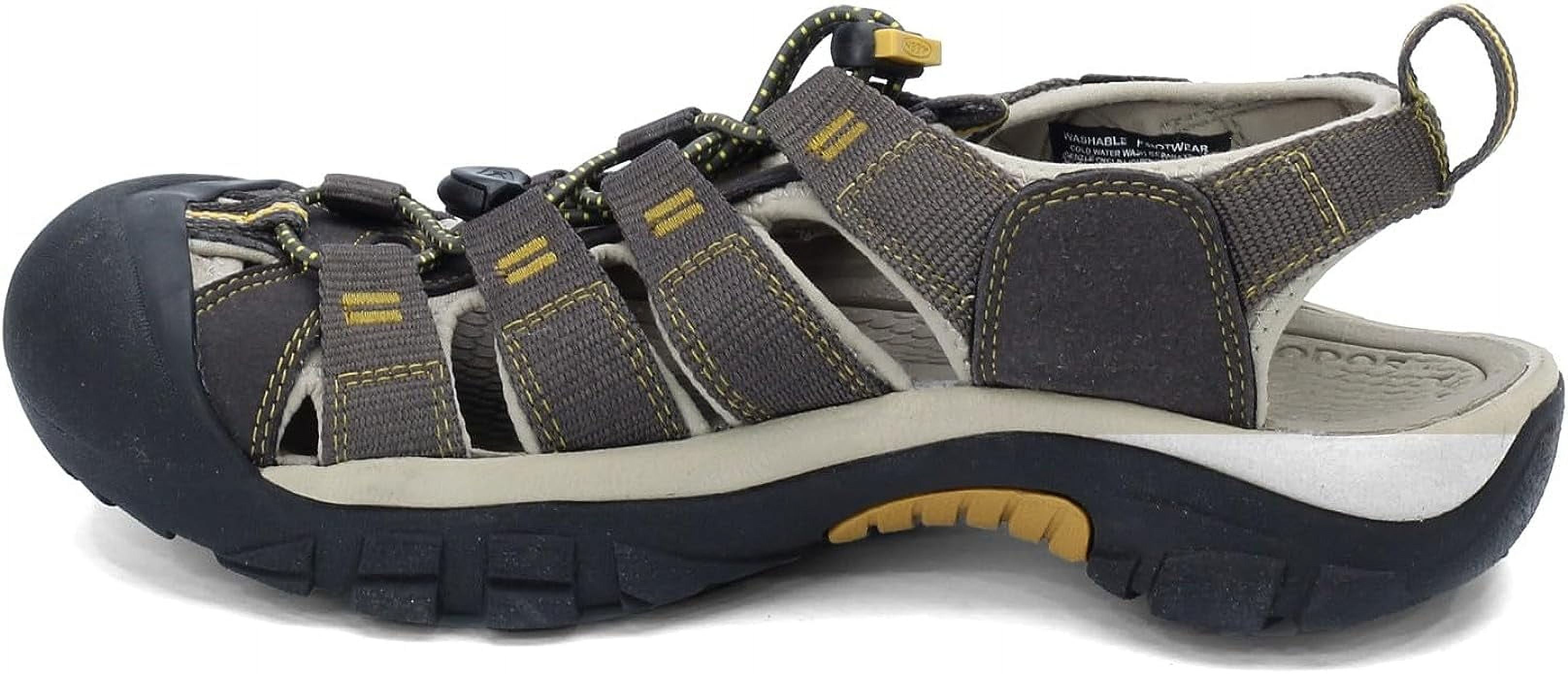 KEEN Newport H2 Closed Toe Water Sandals Raven/Aluminum Grey 9.5 M ...