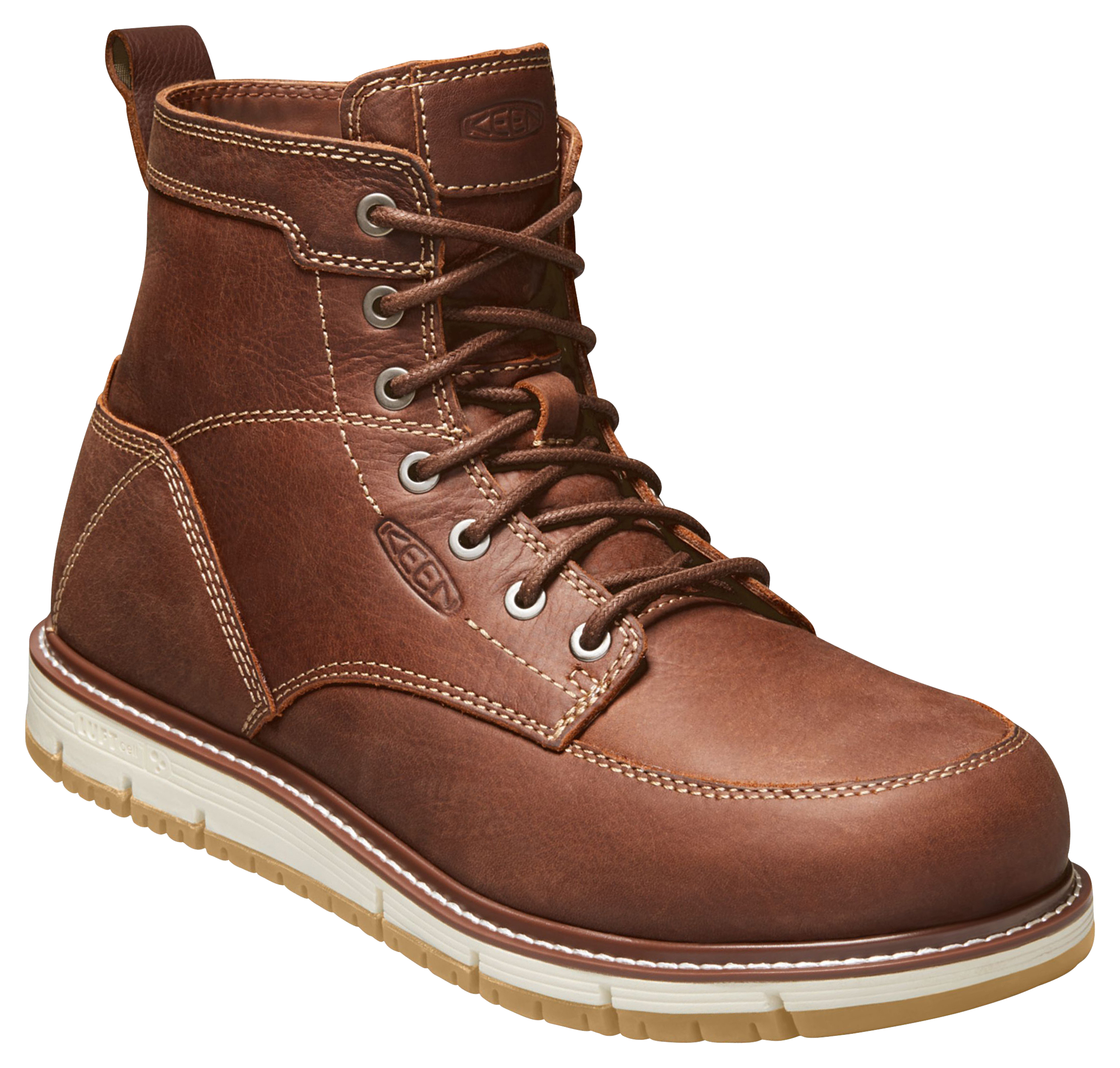 KEEN Utility San Jose Aluminum-Toe Work Boots, Lightweight Waterproof ...