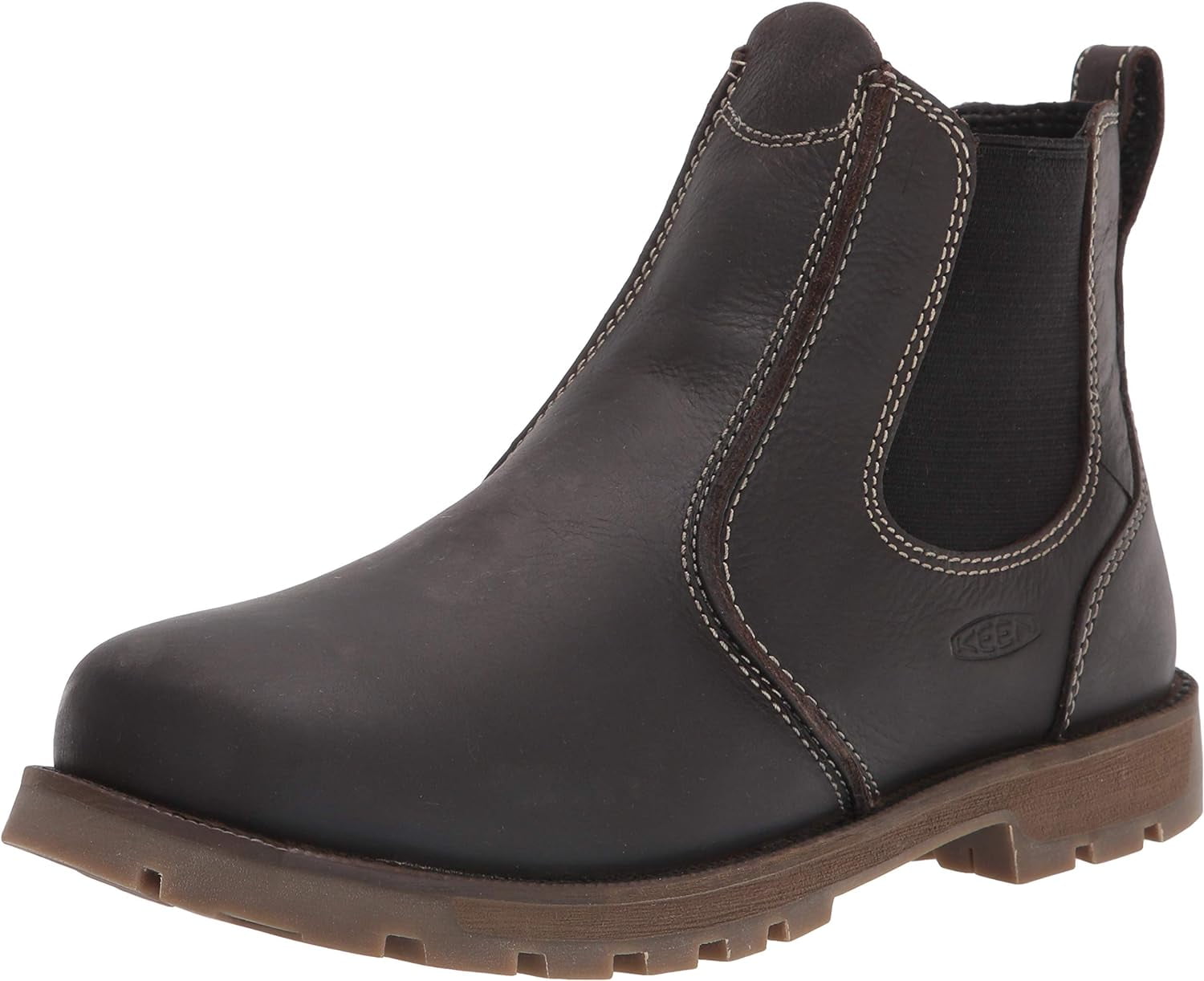 KEEN Utility Men's Seattle Romeo Mid Height Leather Soft Toe Work Shoes ...